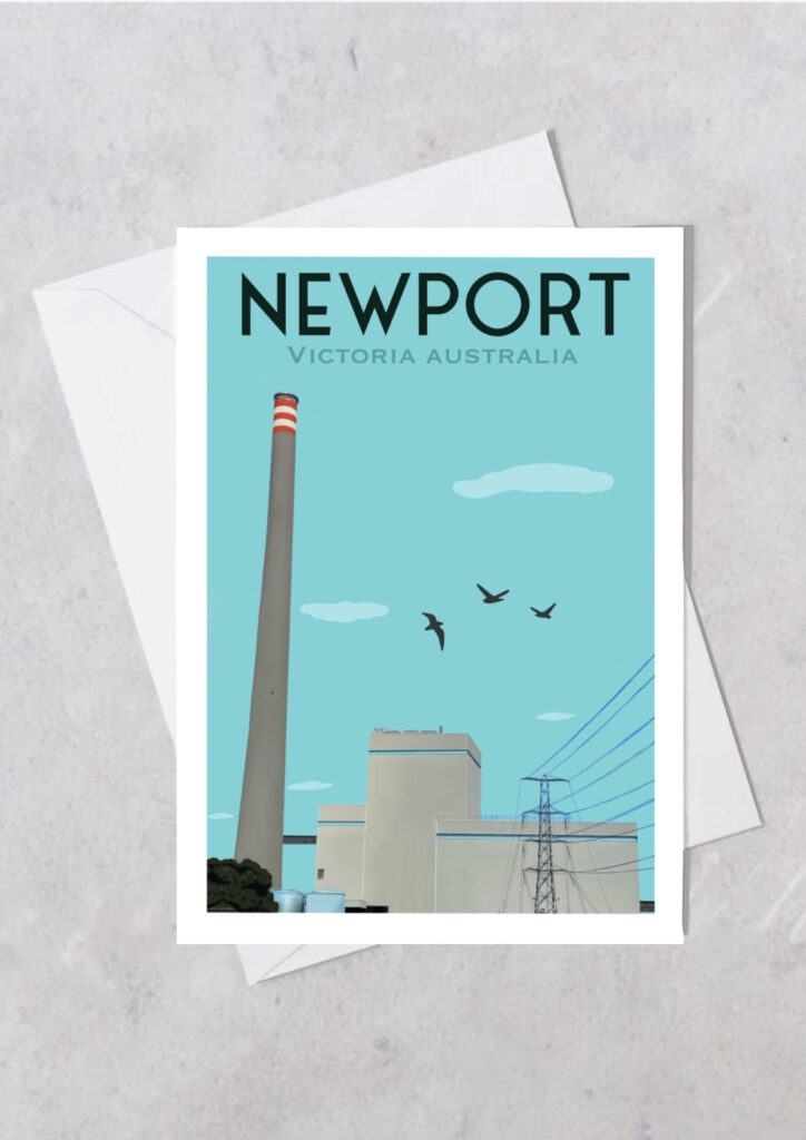 Newport Power Station Card - Kerrie Gottliebsen